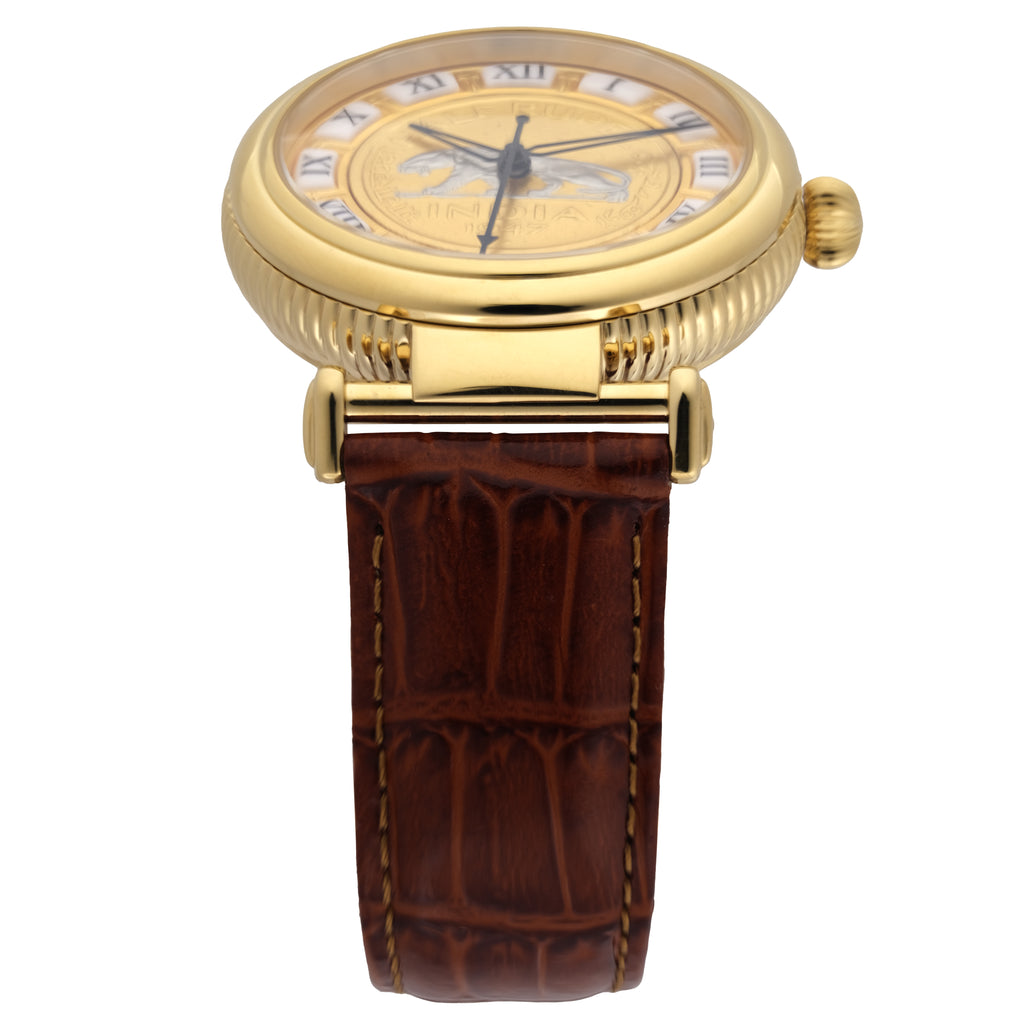 ROMAN BAAGH III GOLD PLATED – Jaipur Watch Company