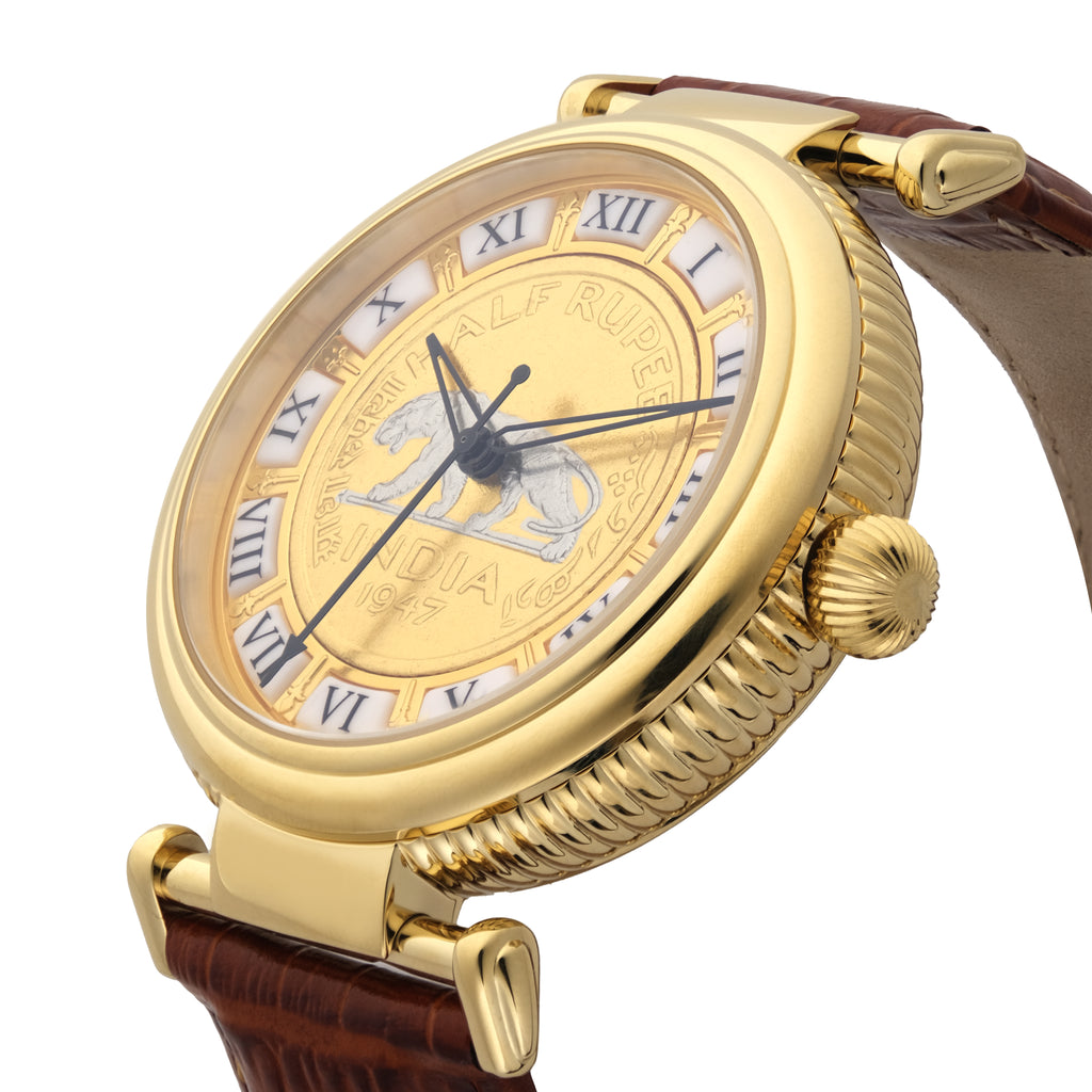 ROMAN BAAGH III GOLD PLATED – Jaipur Watch Company